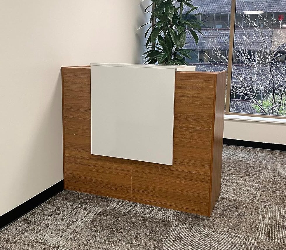 1.2 Meters Office Reception Desk - Furniture Mart | Counter tables.