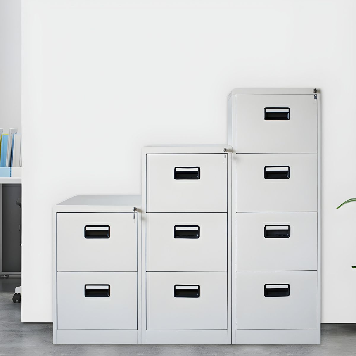 4-Drawer Steel Office Cabinet - Furniture Mart - Boss office products