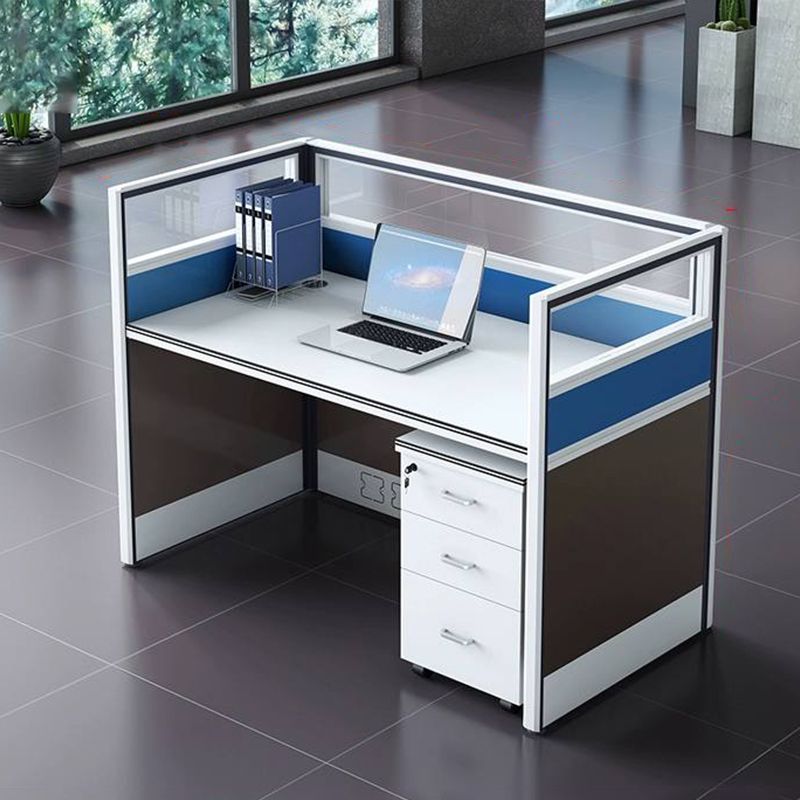 4-Way modular office workstation - Furniture Mart - office tables