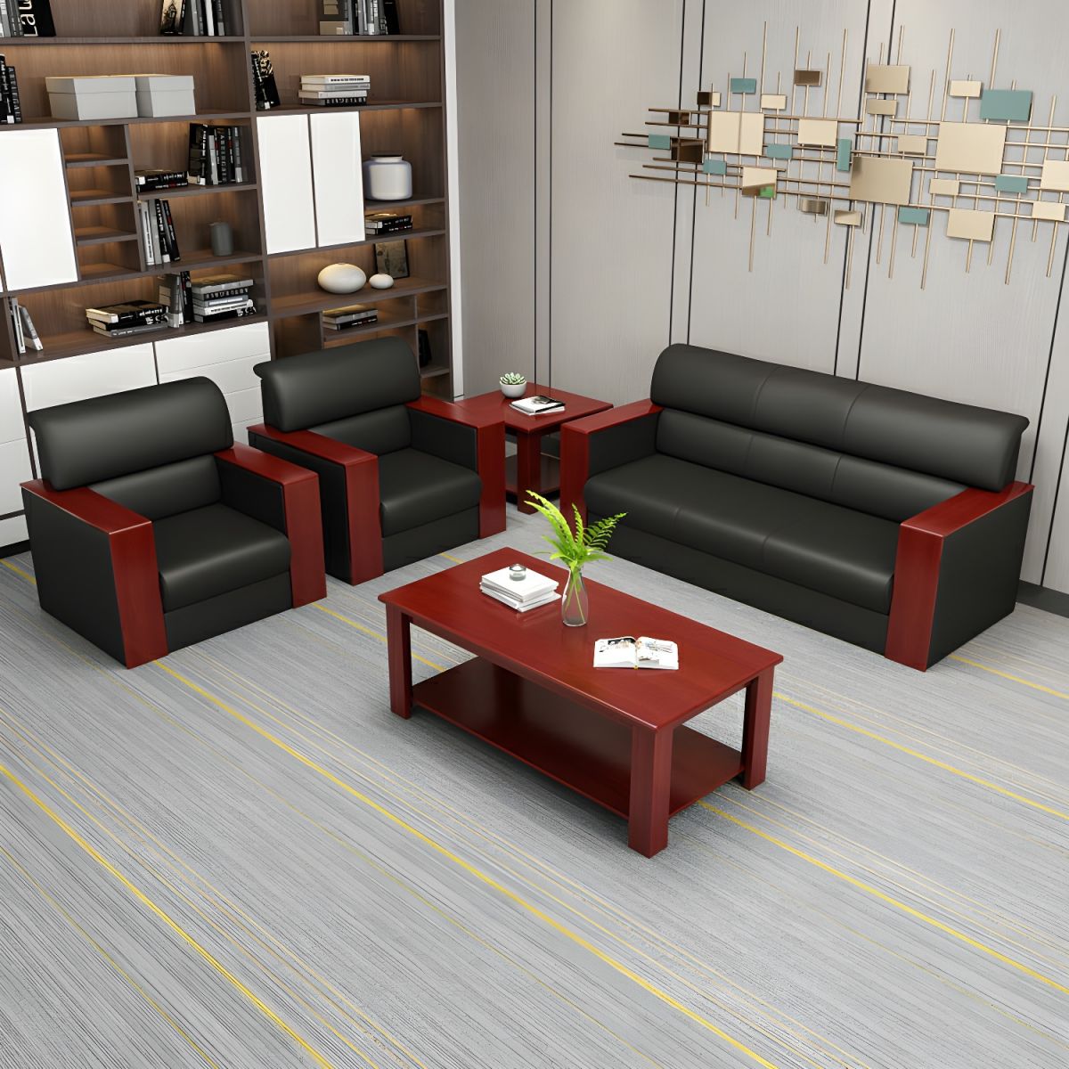5-Seater Executive Office Sofa Set - Furniture Mart - Furniture shop