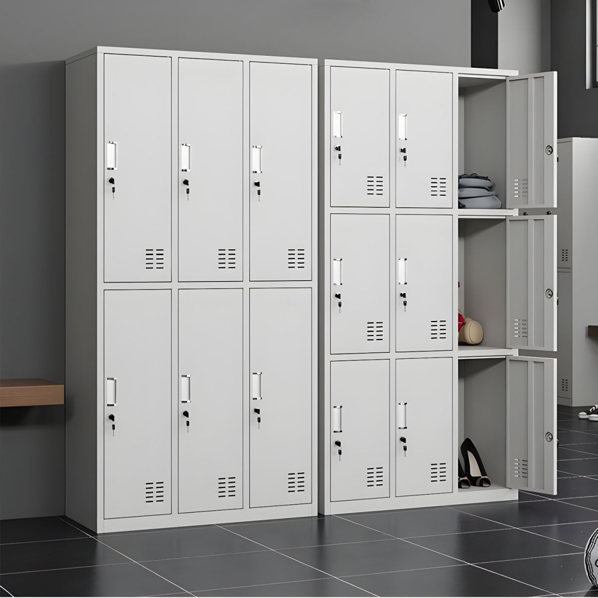 9 Locker Office Filing Cabinet - Furniture Mart - office furniture ...