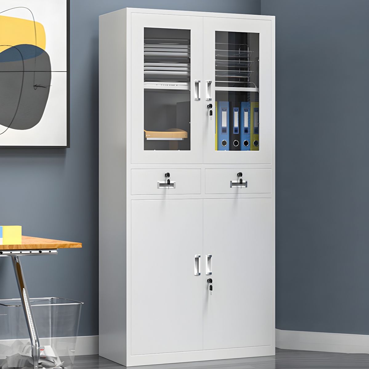 Double Door Steel Trophy Cabinet - Furniture Mart - Furniture shop