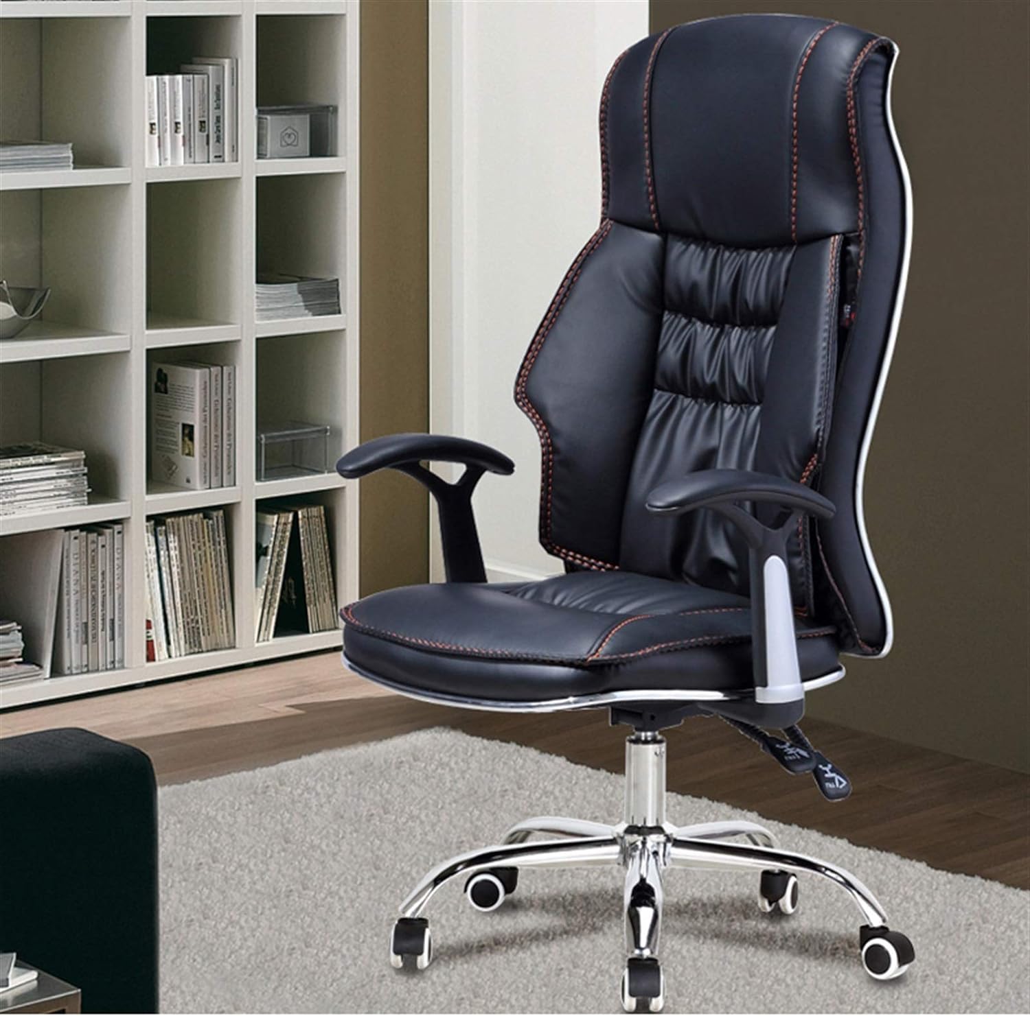 Ergonomic Office Computer Chair - Furniture Mart - Leather seats