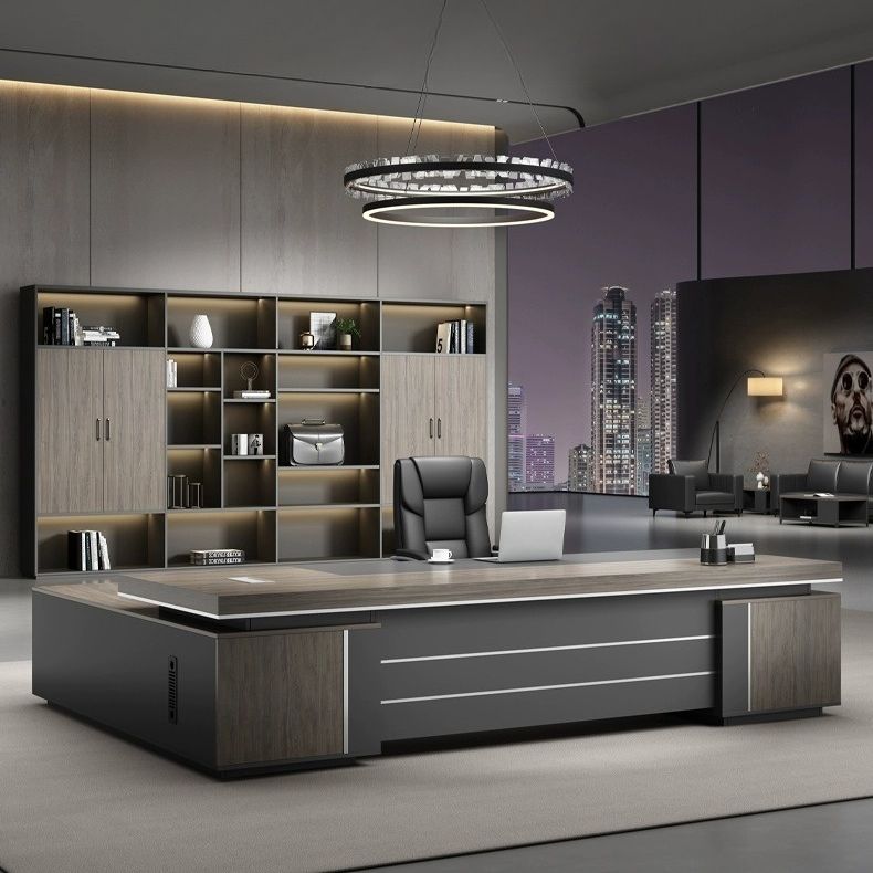 L-shaped 180cm executive desk - Furniture Mart - office tables