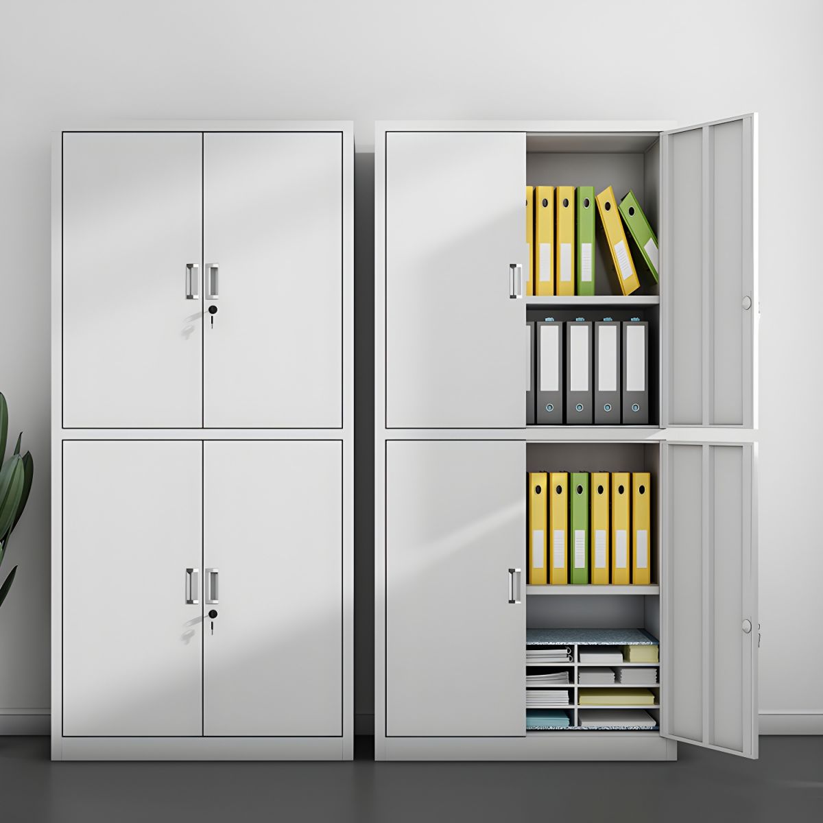 Modern Metallic Filing Cabinet - Furniture Mart - Boss office products