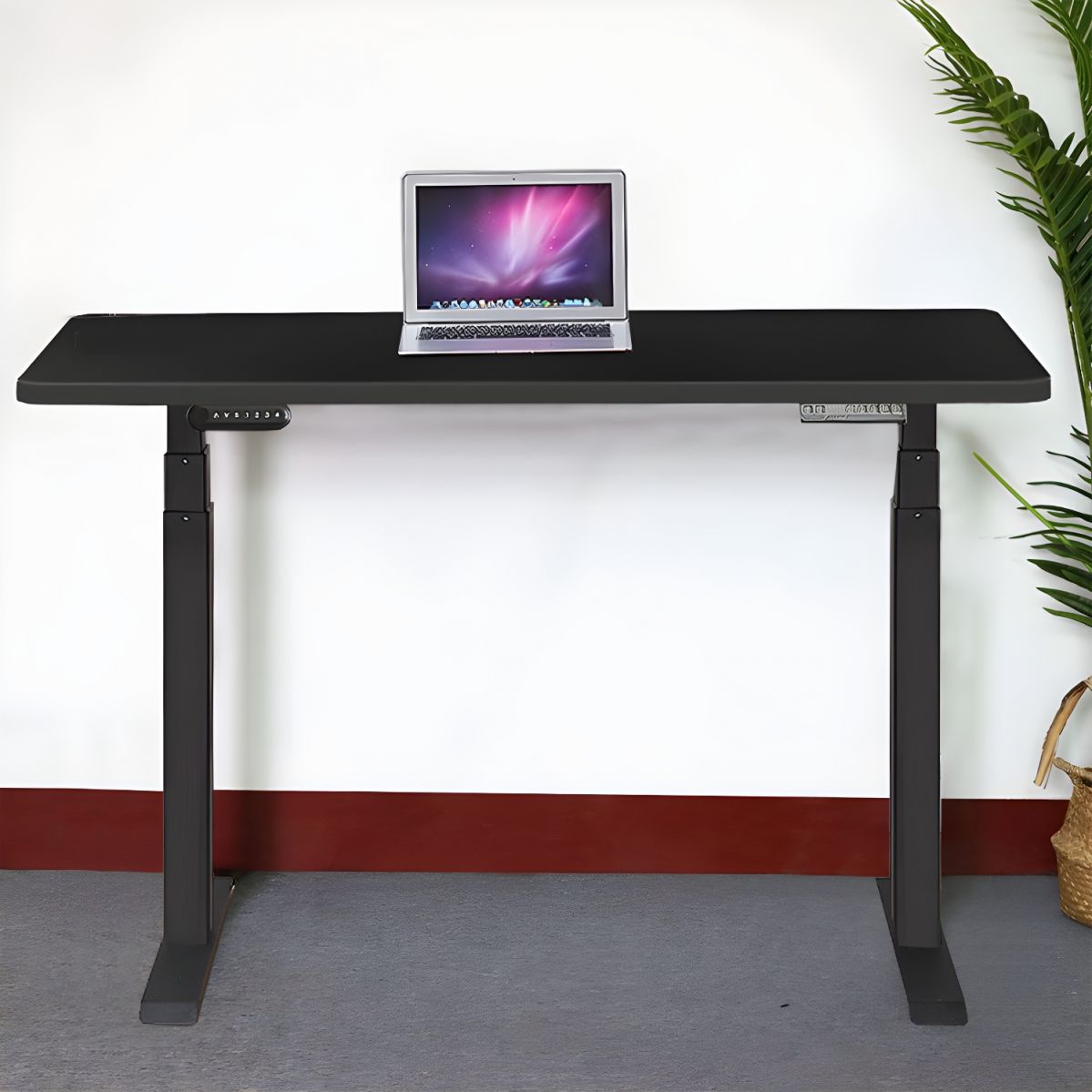 Curved office reception desk - 1.4 meters - Furniture Mart - office tables